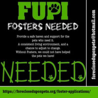 Foreclosed Upon Pets, Inc. – Animal Rescue, Care, Fostering and Adoption